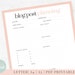 Blogging Planner Printable, Digital Planner for Bloggers, Blog ...
