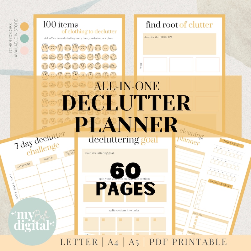 Declutter Printable - Etsy UK