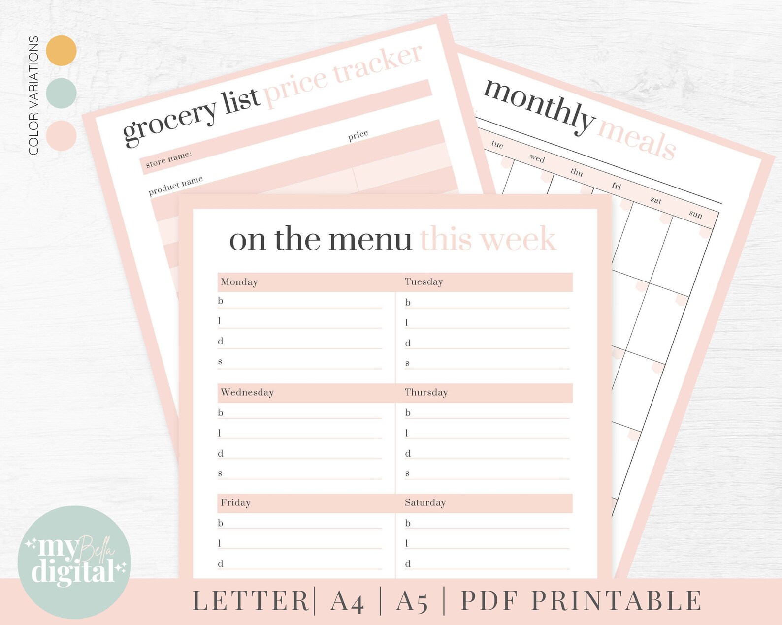 25 Household Printable Planner Instant Download Household - Etsy