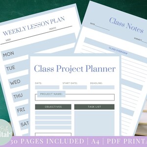 Homeschool Planner, Homeschool Printables, 30 Pages, Student Planner ...