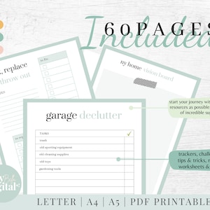 Declutter Planner, Declutter Checklist, Cleaning Schedule, Cleaning ...