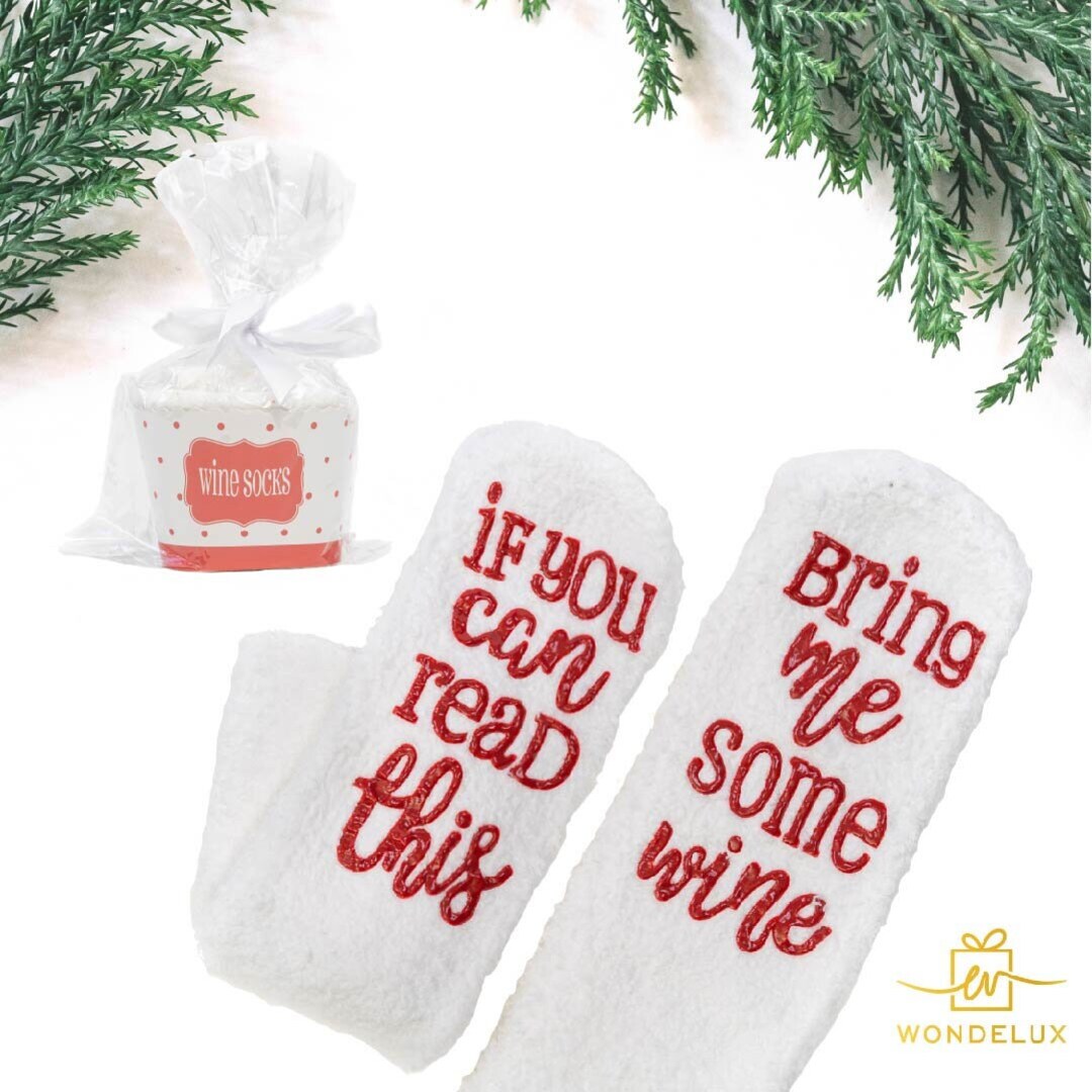 Funny Fuzzy Wine Socks Cup Cake Style Wine Lover Socks T For Women Romantic Warm T