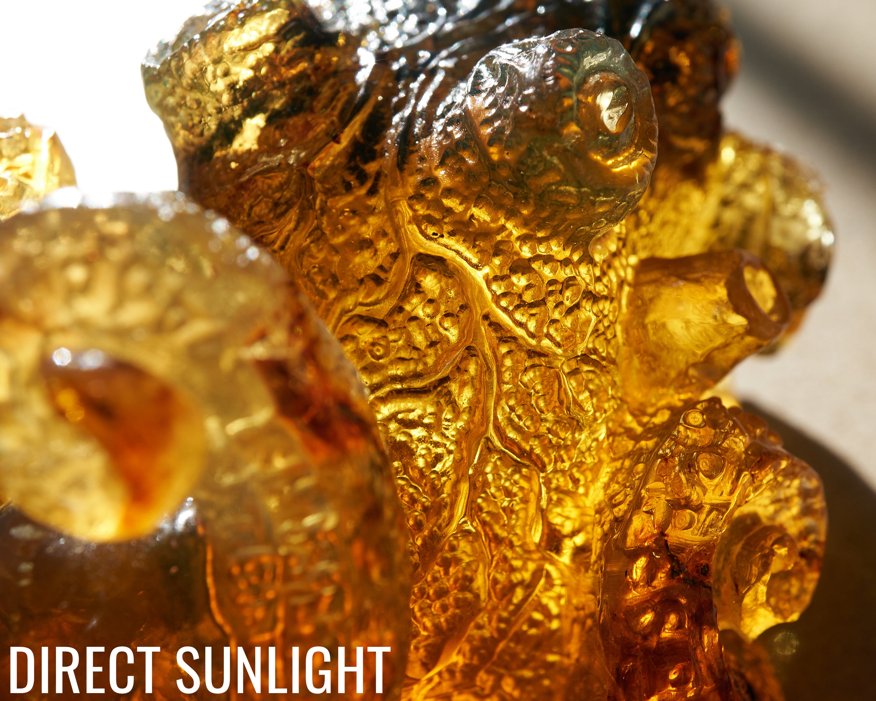Dominican Amber Octopus Hand Carved Made With Authentic Dominican Green ...
