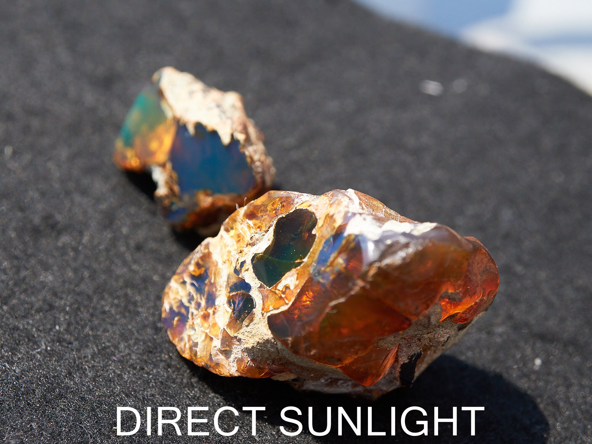 Natural Blue Amber Raw Stone , Dominica Handmade Blue Amber Polished - Etsy