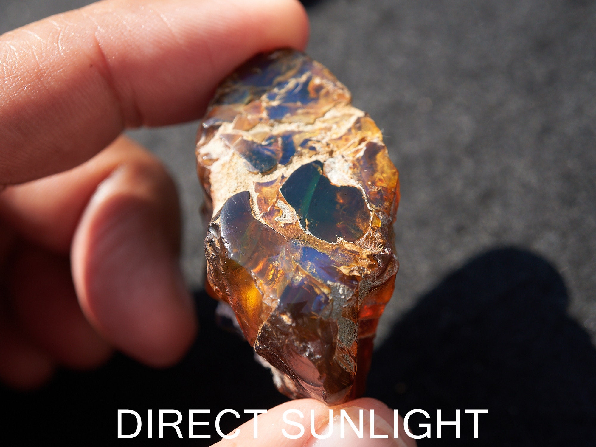 Natural Blue Amber Raw Stone , Dominica Handmade Blue Amber Polished - Etsy