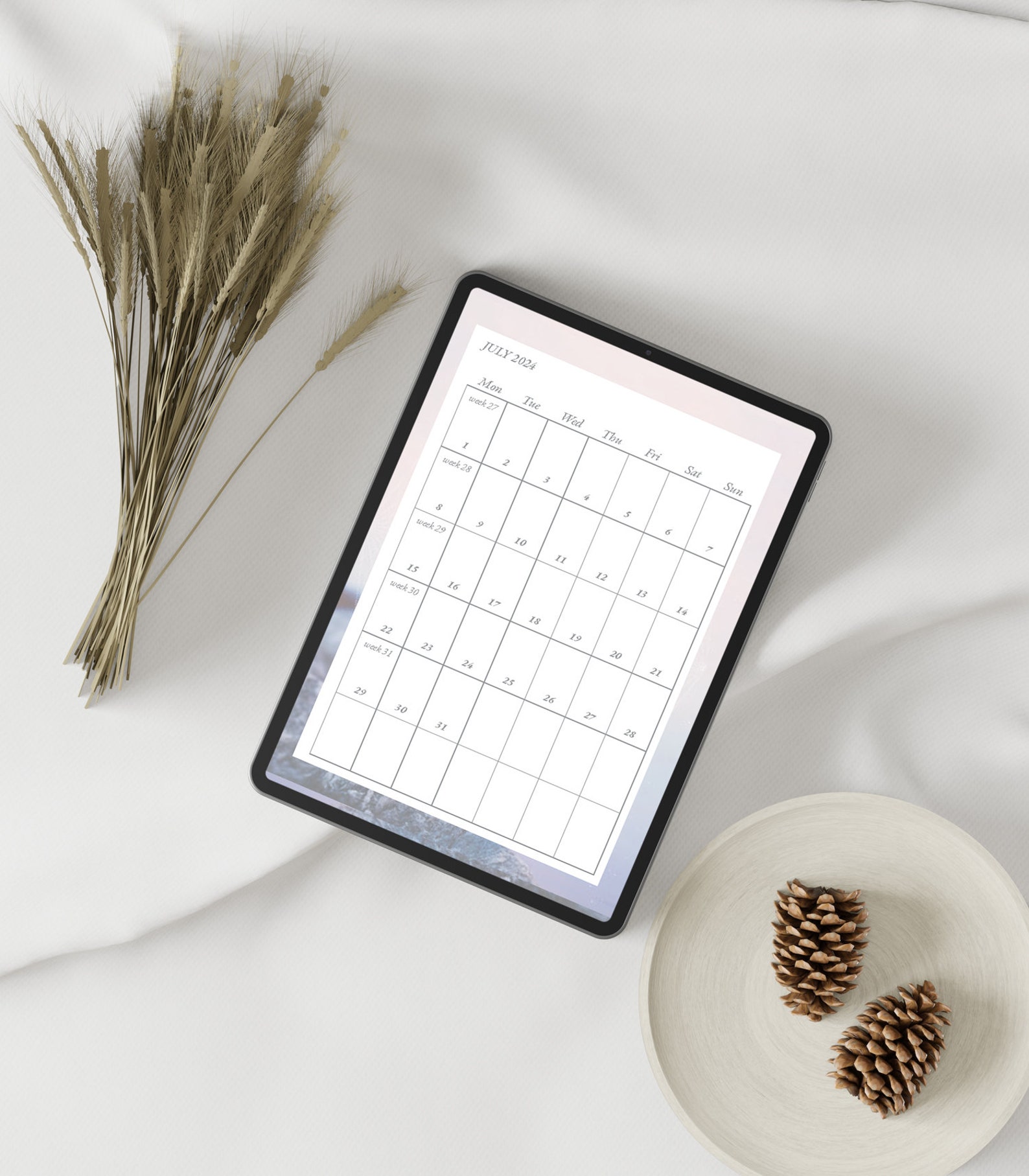 Printable A6 Indesign 2024 Calendar Template / Customizable Daily ...