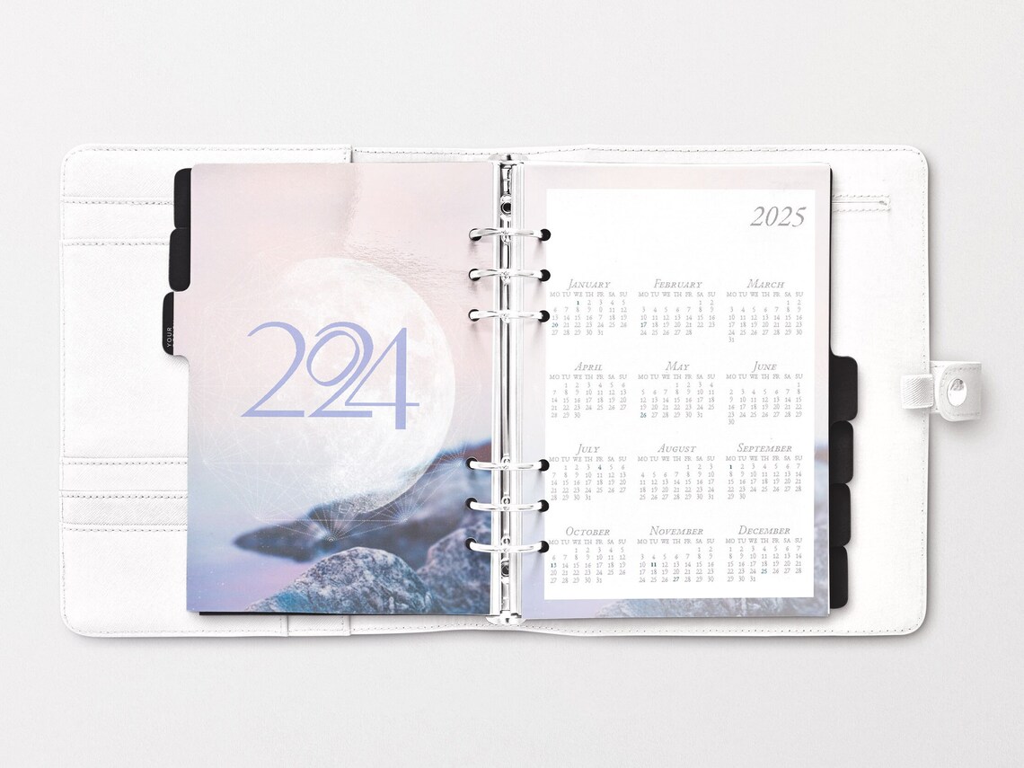 Printable A6 Indesign 2024 Calendar Template / Customizable Daily ...