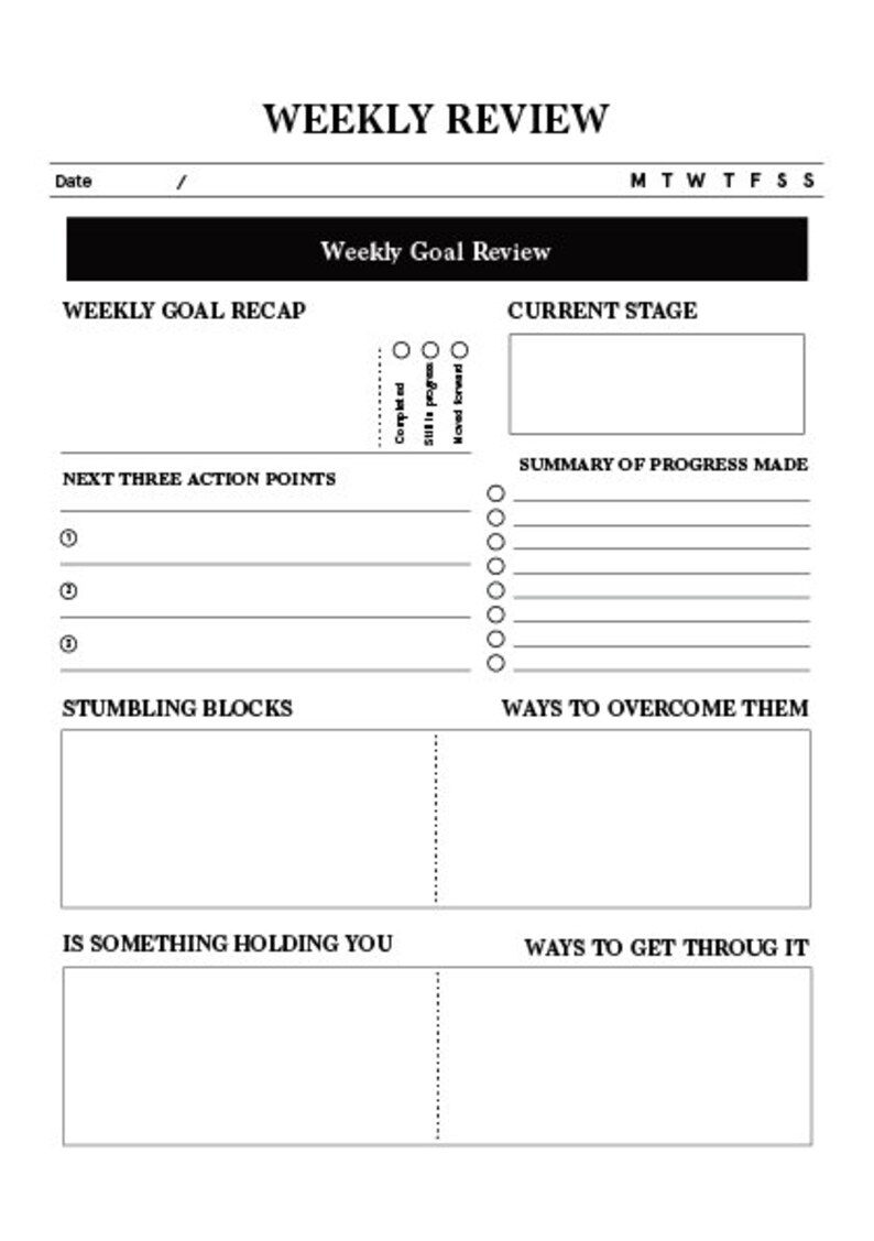 Life Planner Template for Adobe Illustrator Fully Editable - Etsy