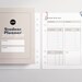 Academic Student Planner 2023-2024 Workbook Planner Inserts 4 Sizes - Etsy