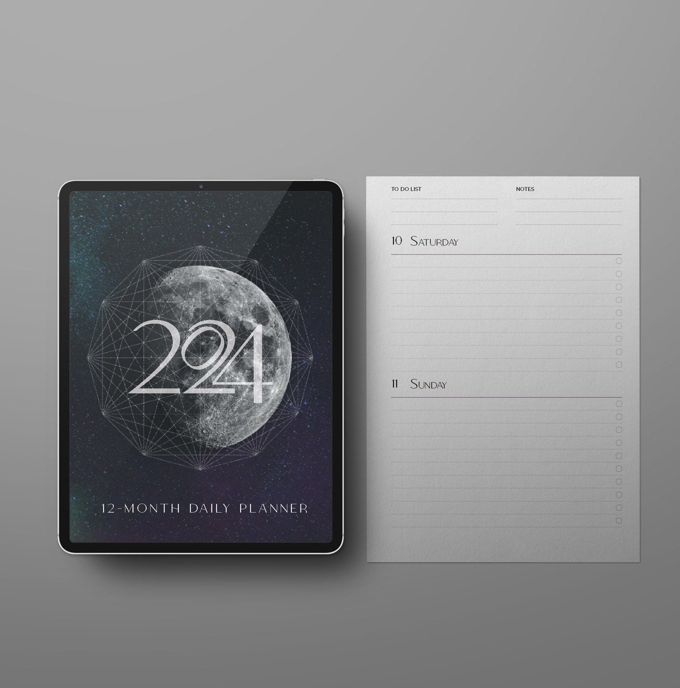 Printable A5 Indesign 2024 Calendar Template / Customizable Daily ...