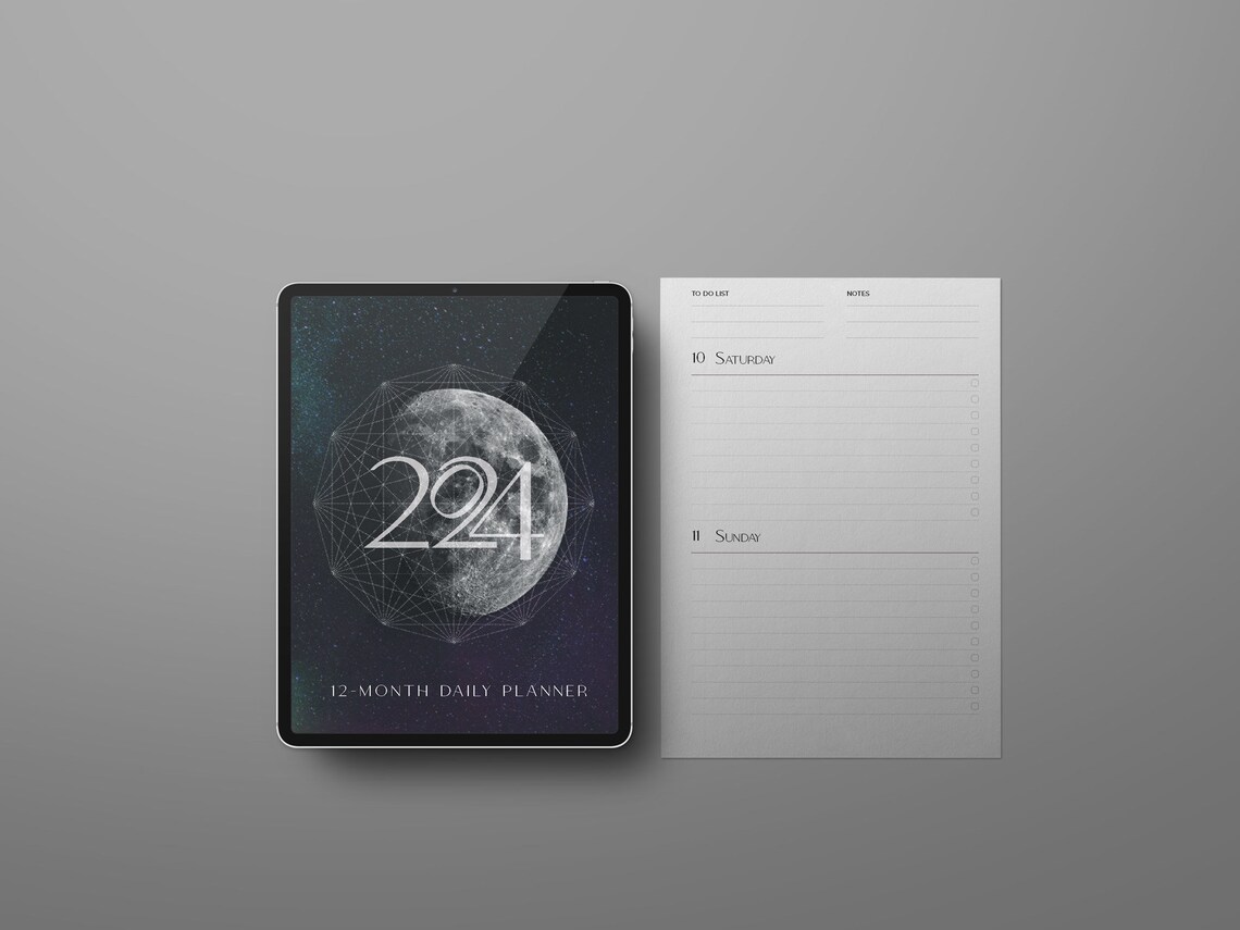 Printable A5 Indesign 2024 Calendar Template / Customizable Daily ...
