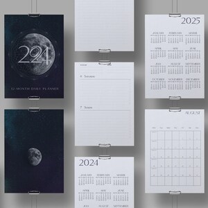 Printable A5 Indesign 2024 Calendar Template / Customizable Daily ...