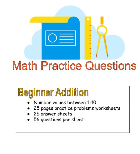 Math Worksheets 300 Pages of Add, Sub, Mult, and Divi, Easy ...