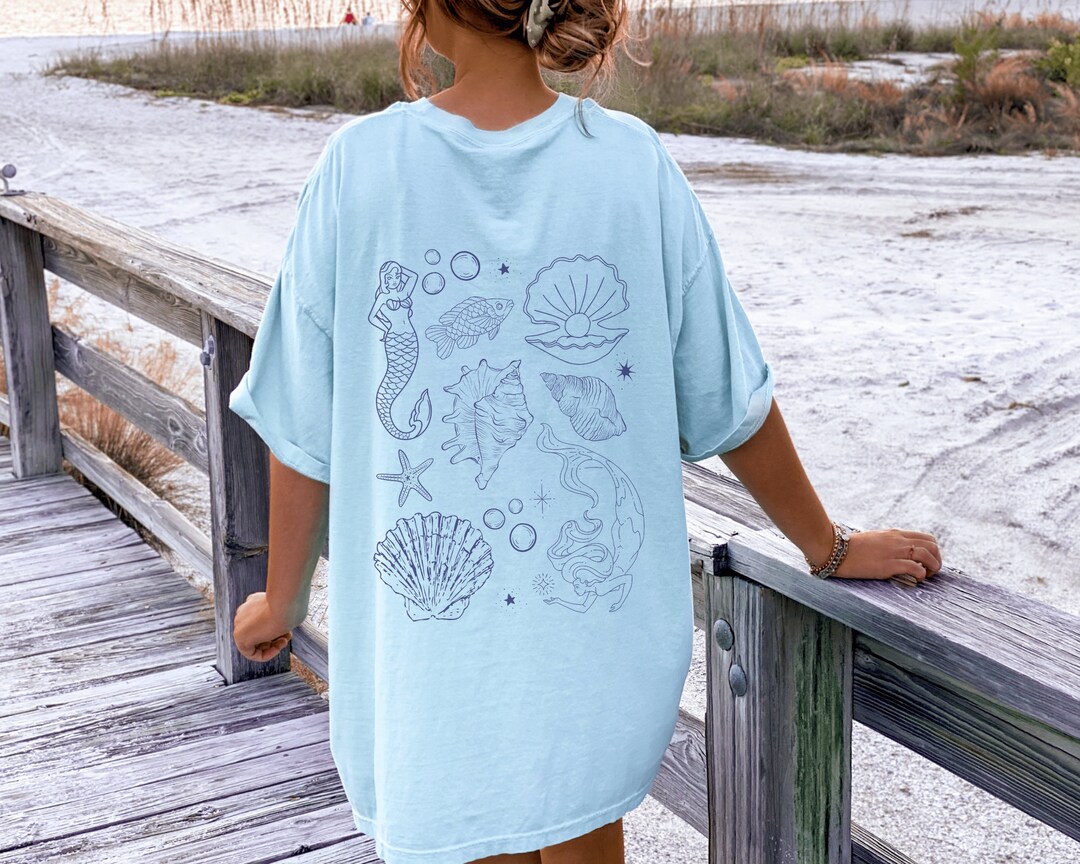 Mermaid Shirt Indie Clothes Y2K Shirt Mermaidcore Trendy Clothes Siren ...