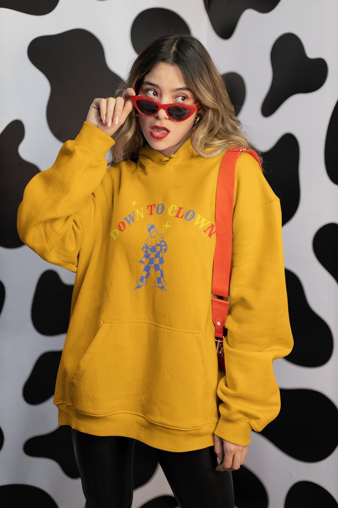 Clowncore Clothing Trendy Y2K Hoodie Clown Aesthetic Circus Sweater ...