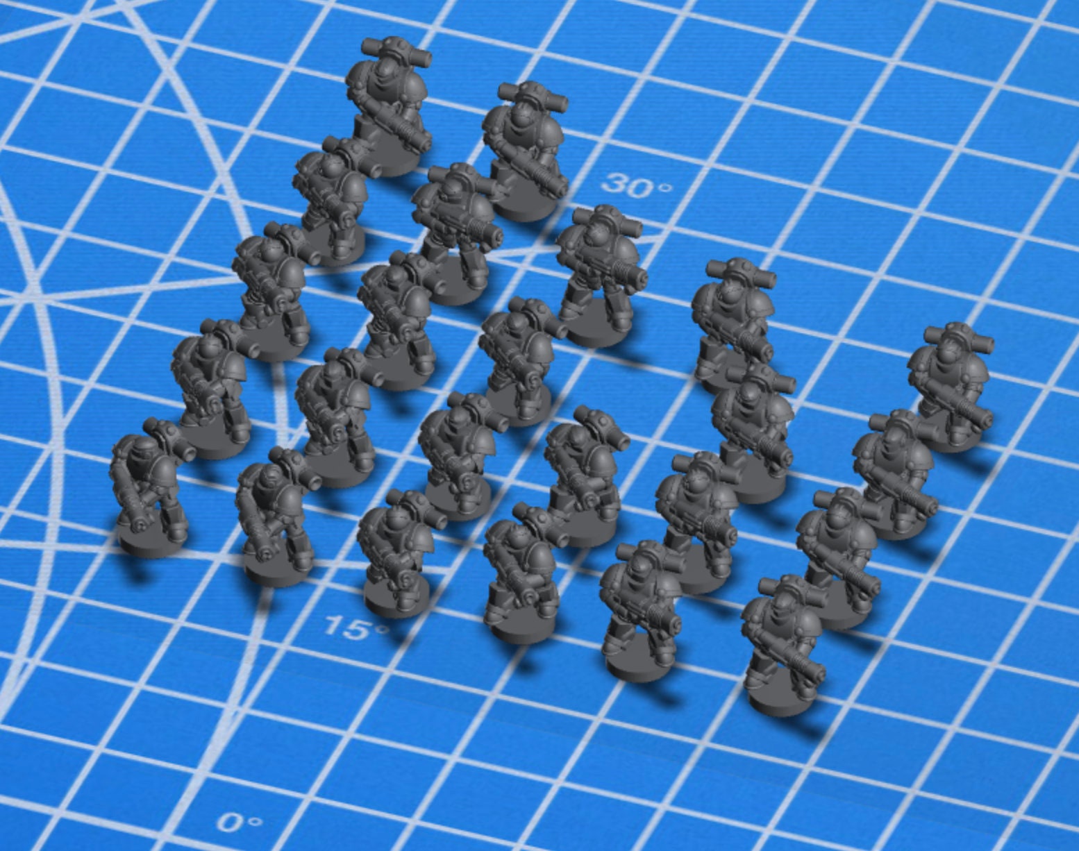 Orbital Knights Energy Rifles KMFP Designs Resin Miniature - Etsy