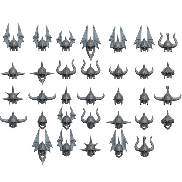 Vampire Heads for Miniatures - Etsy