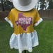 Refreshed Houston Tee: Texas Emblem, Floral Ruffle Details - Etsy