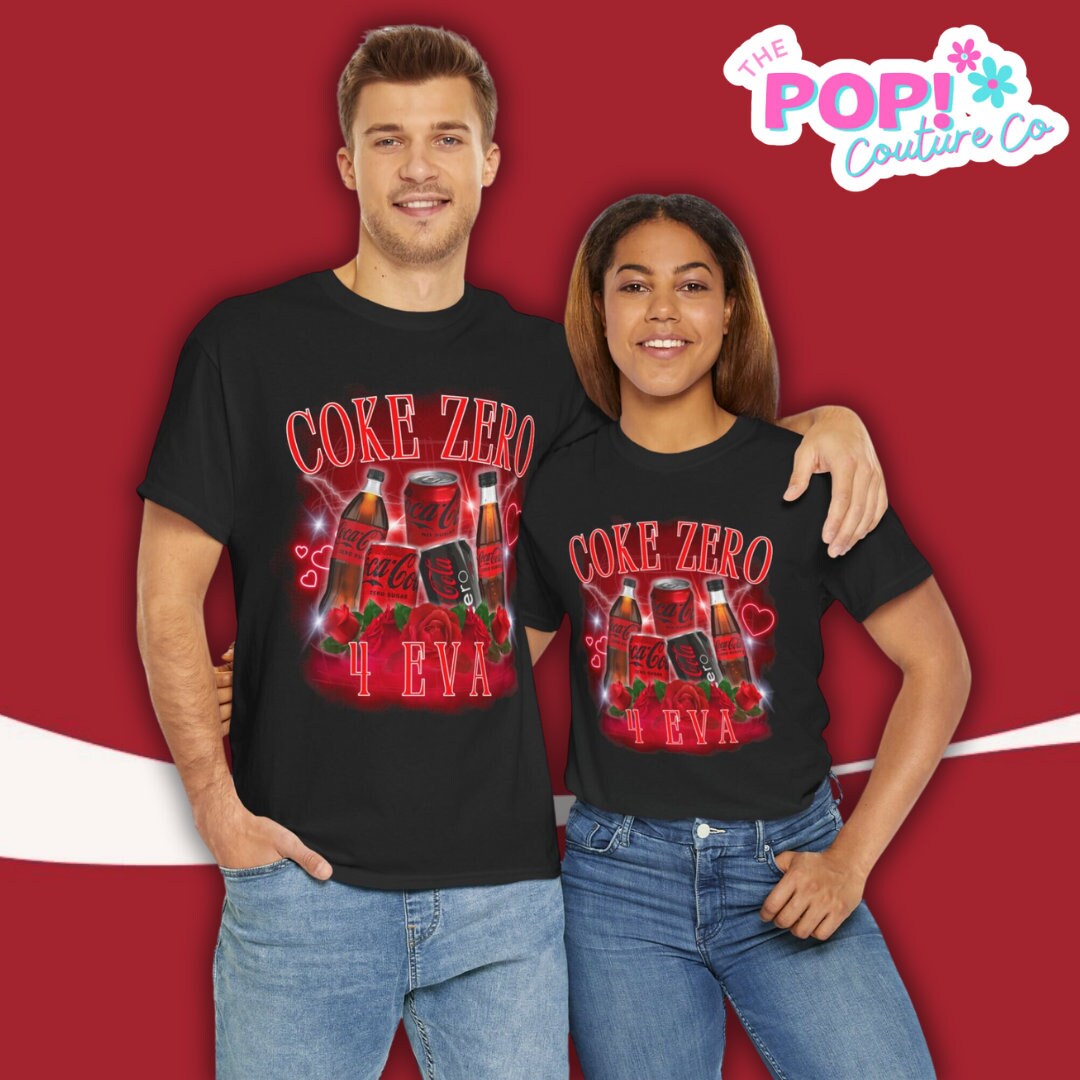 Coke Zero 4 Eva Graphic Meme Unisex T-shirt Trendy Tee Inspired by ...