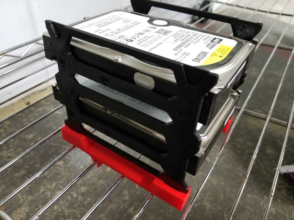 3.5 HDD | Wire Shelf/table Top Stackable Hard Drive Mount Kit - Etsy