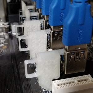6 Pcie Riser Insert Locking Keys | Sideslide Pcie Clips for USB 3.0 ...