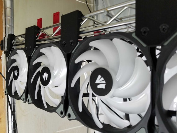 120mm PC Fan Mounts for Wire Rack Shelving Used in CPU GPU - Etsy