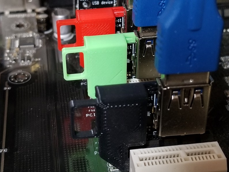 6 Pcie Riser Insert Locking Keys | Sideslide Pcie Clips for USB 3.0 ...