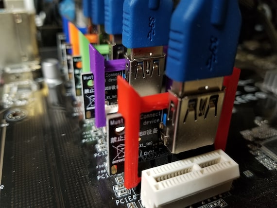 6 Pcie Riser Insert Locking Clips Tight Clearance Pcie Clips - Etsy