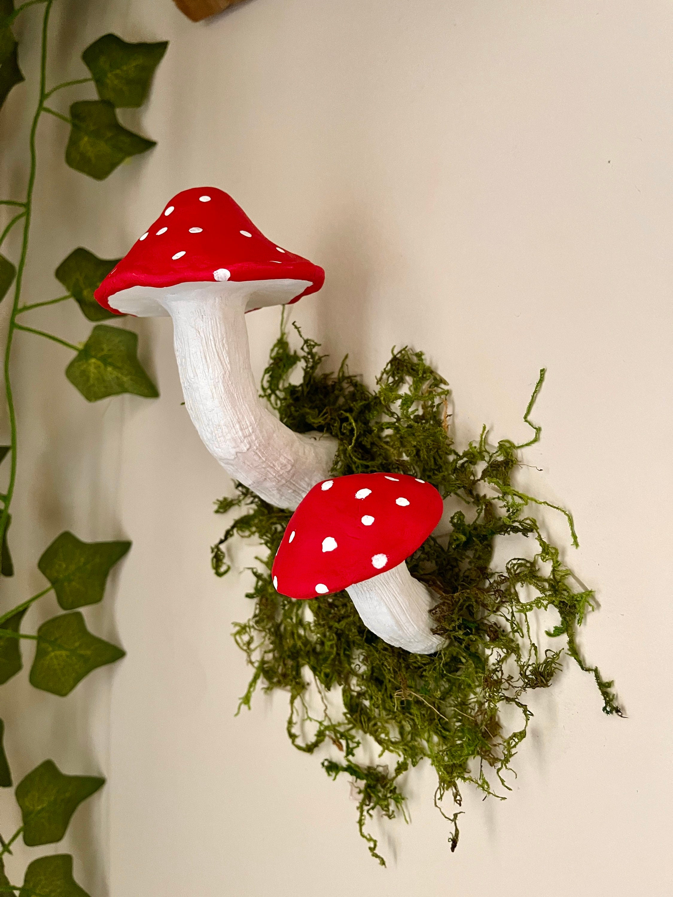Mushroom Wall Decor Kit read Description - Etsy