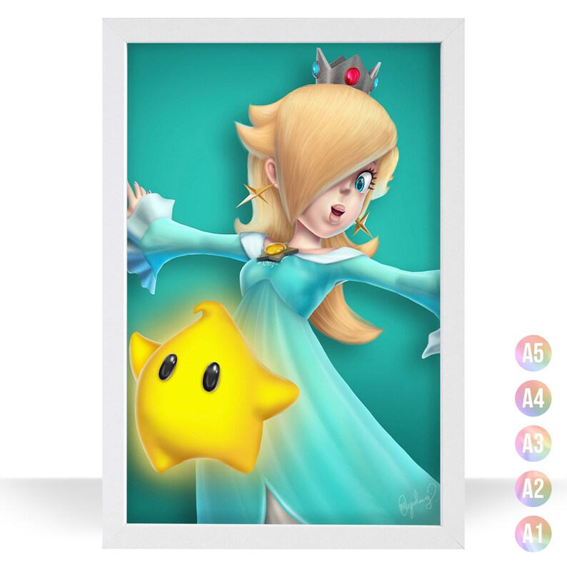 Rosalina & Luma Artwork - Etsy