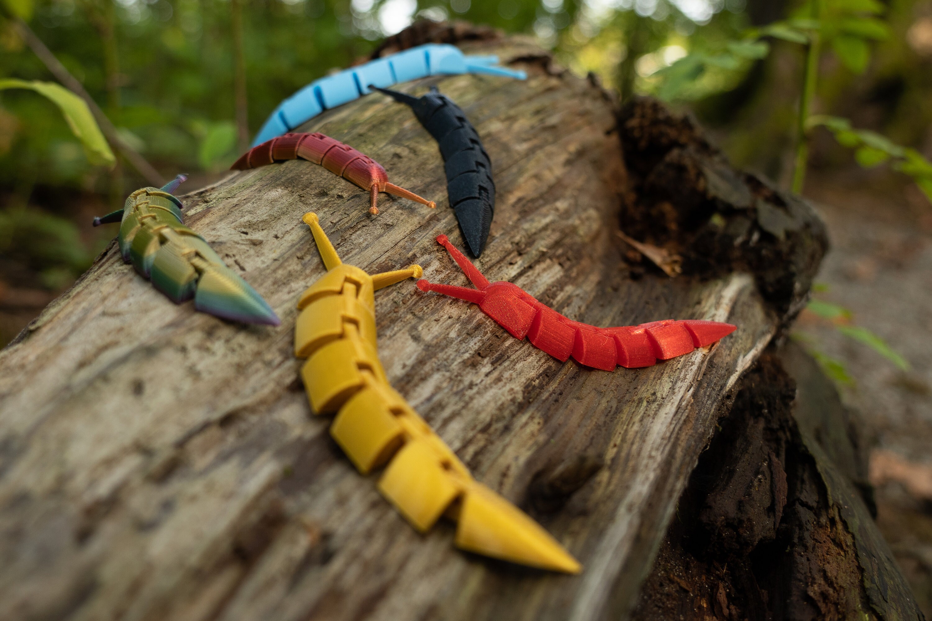 Gold 3d Printed Slug Magnets - Etsy