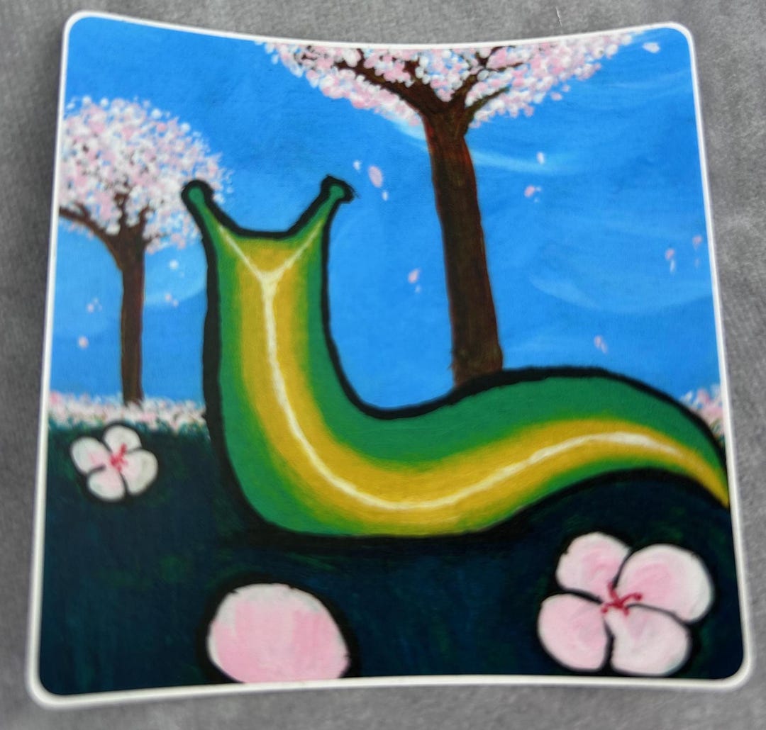 Spring Slug Sticker - Etsy