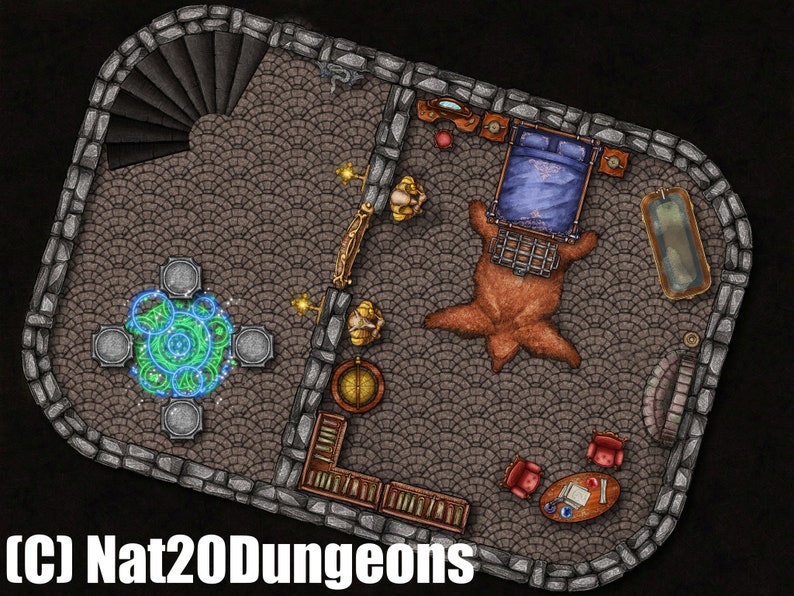 Mage Tower Battle MAPS, DnD Battle Map, D&D, Battlemap, Donjons et ... Mage Tower Battle MAPS, DnD Battle Map, D&D, Battlemap, Donjons et ...