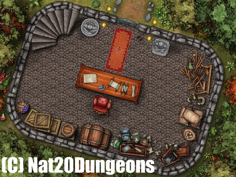 Buy Mage Tower Battle MAPS Dnd Battle Map D&D Battlemap Online in India ...