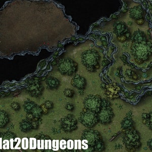 4 Map Bundle Forest Battle Map Pack 1, Dnd Battle Map, D&D, Battlemap ...