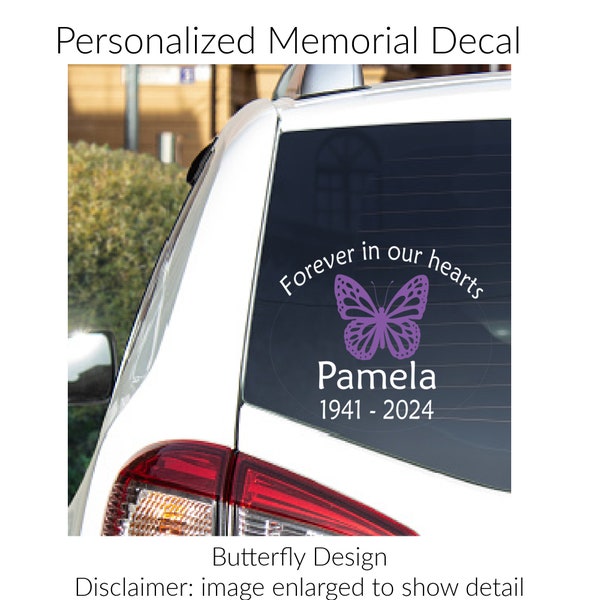In Loving Memory Car Decal - Etsy