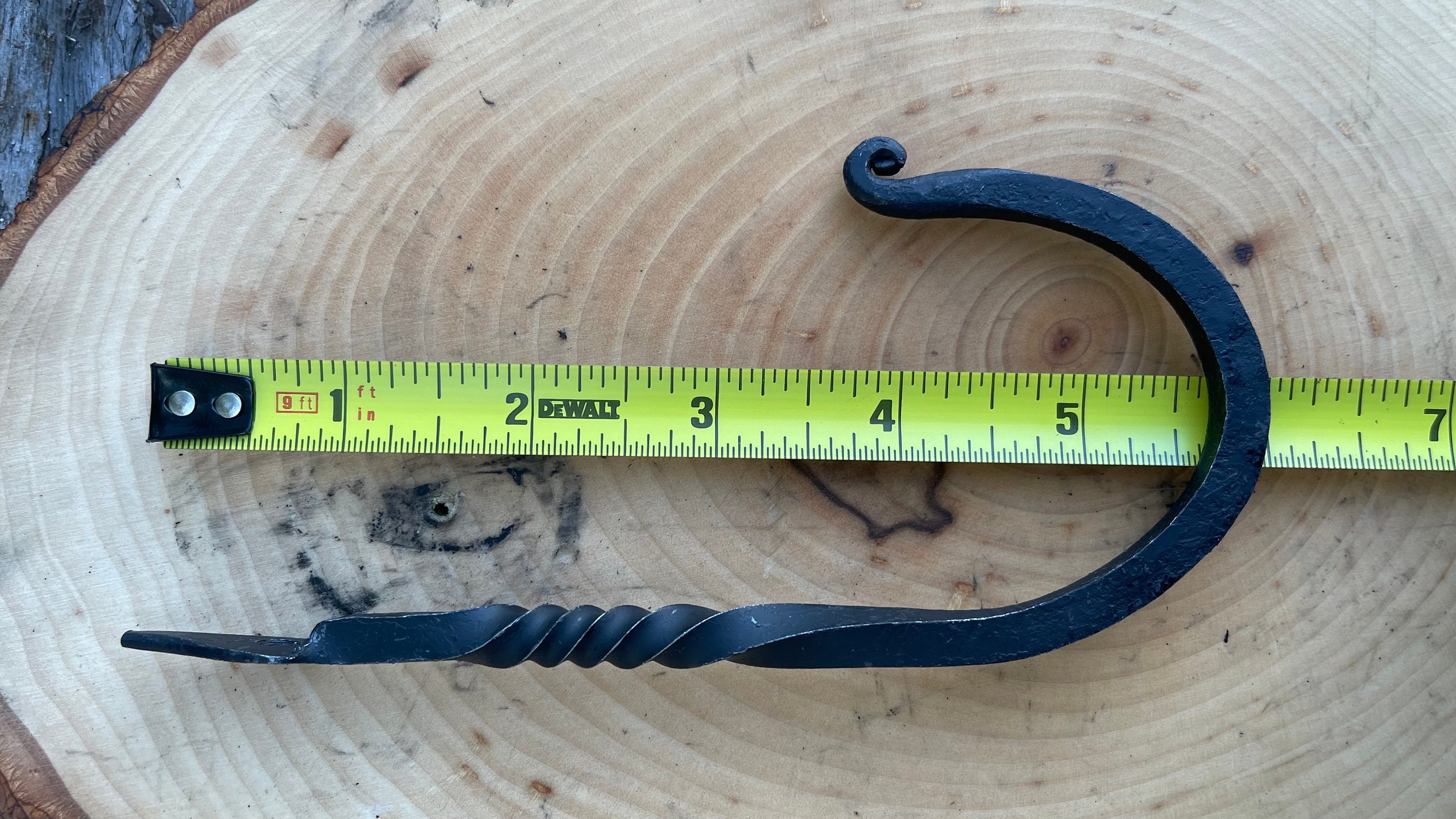 Decorative Hook J-hook Twisted Hook Cookware Hook Wall Mount Rustic ...