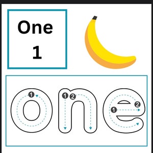 My First Numbers Activity Book, 1-10 - Etsy