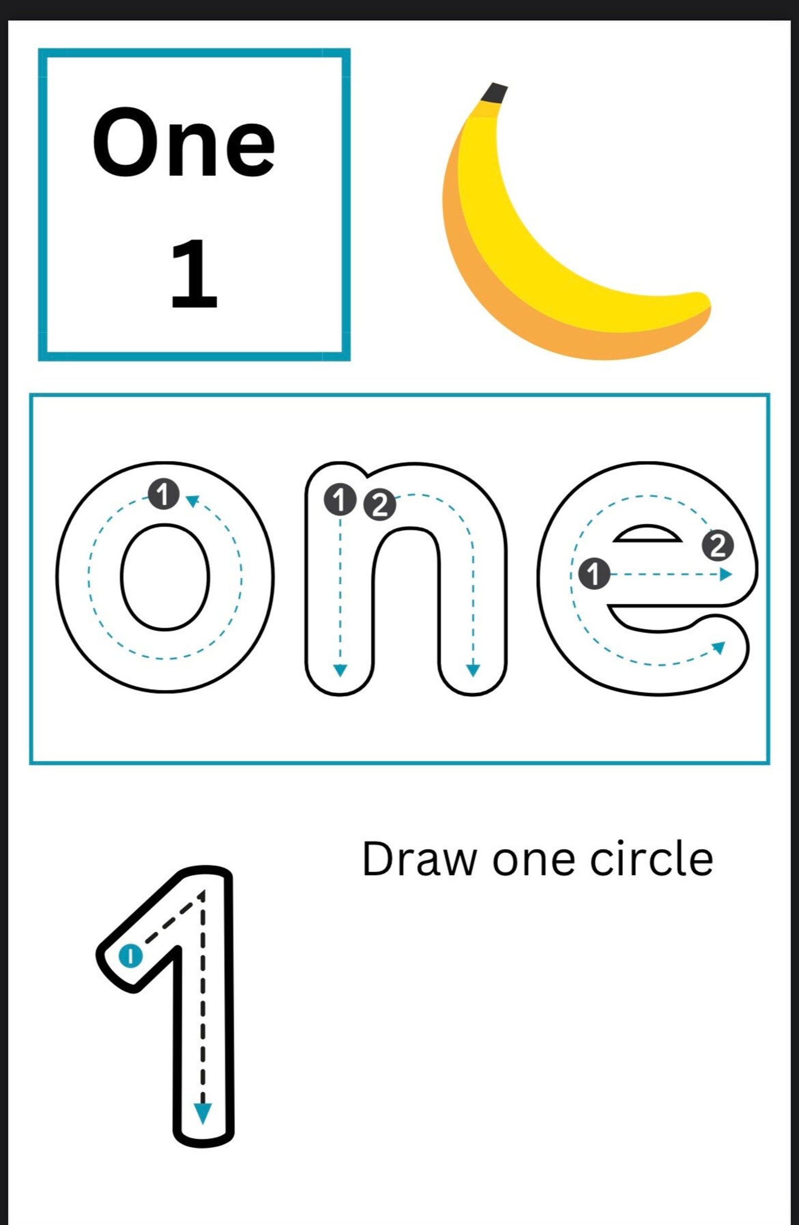 My First Numbers Activity Book, 1-10 - Etsy