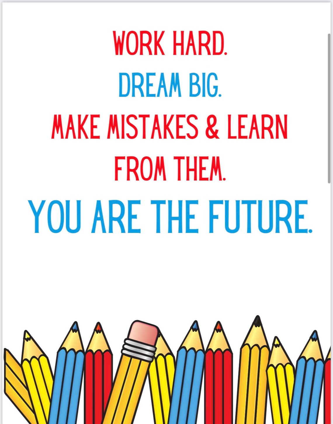 Set of 6 Classroom Posters, Primary Colors - Etsy