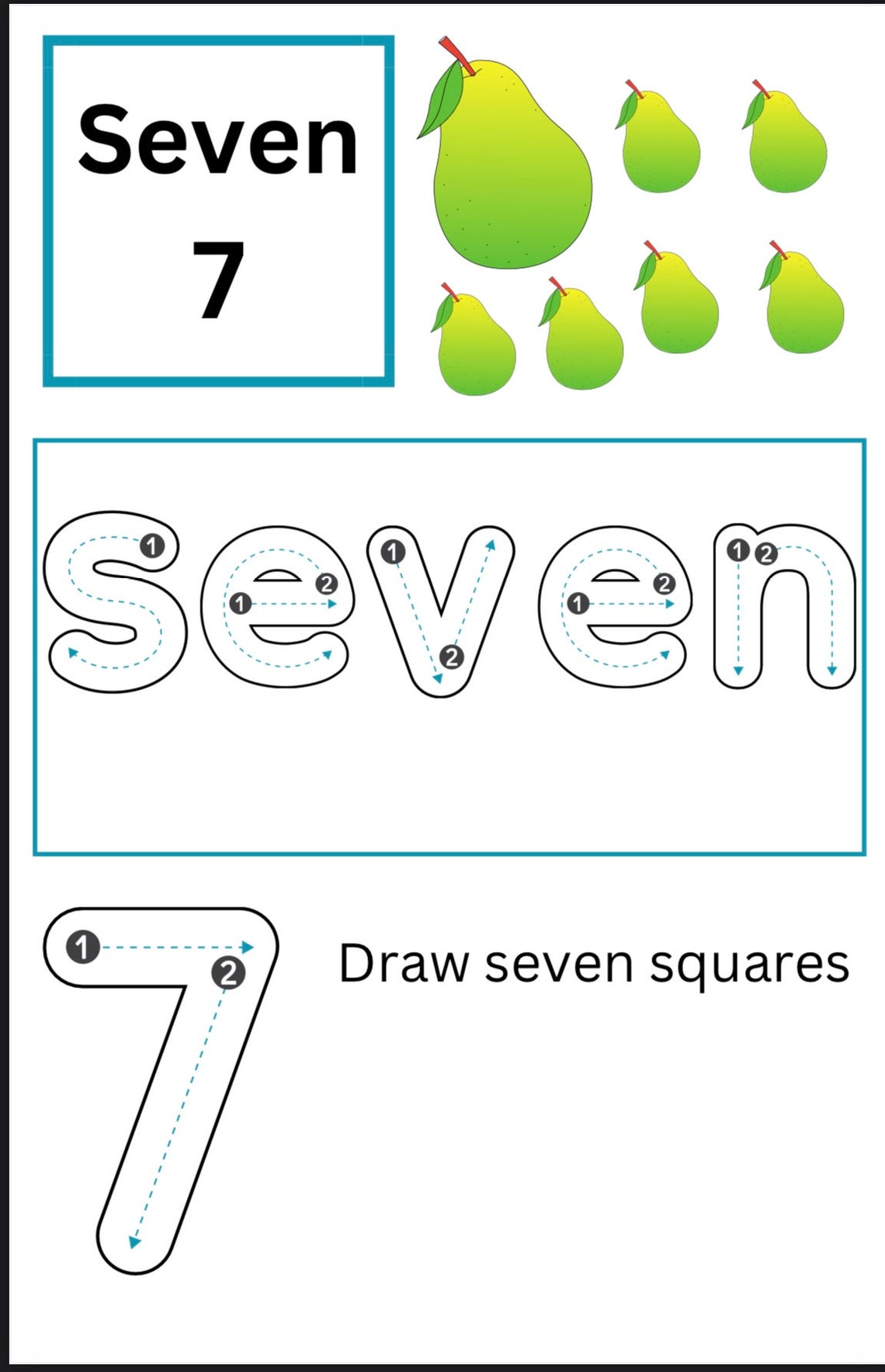 My First Numbers Activity Book, 1-10 - Etsy