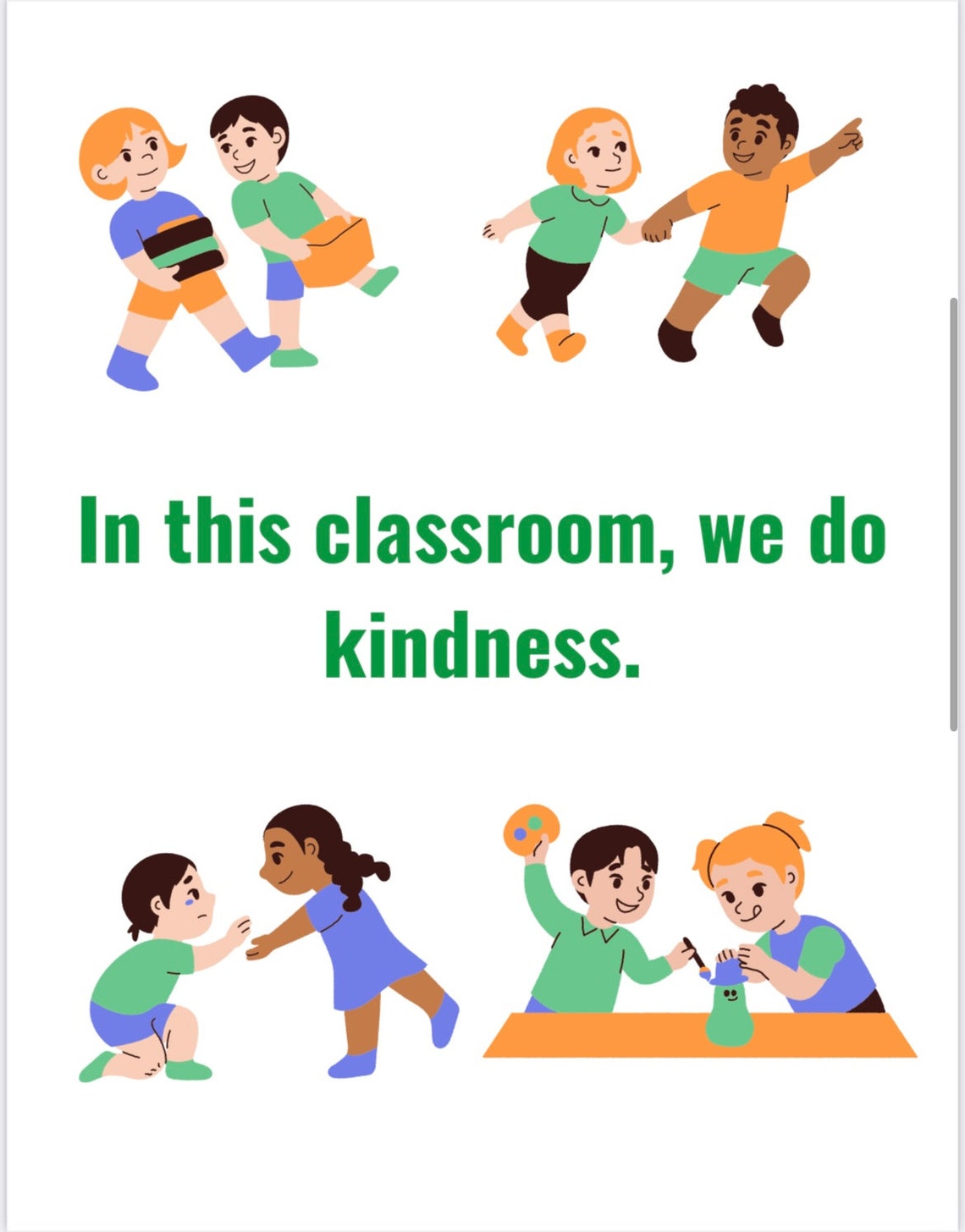 Set of 6 Classroom Posters, Primary Colors - Etsy