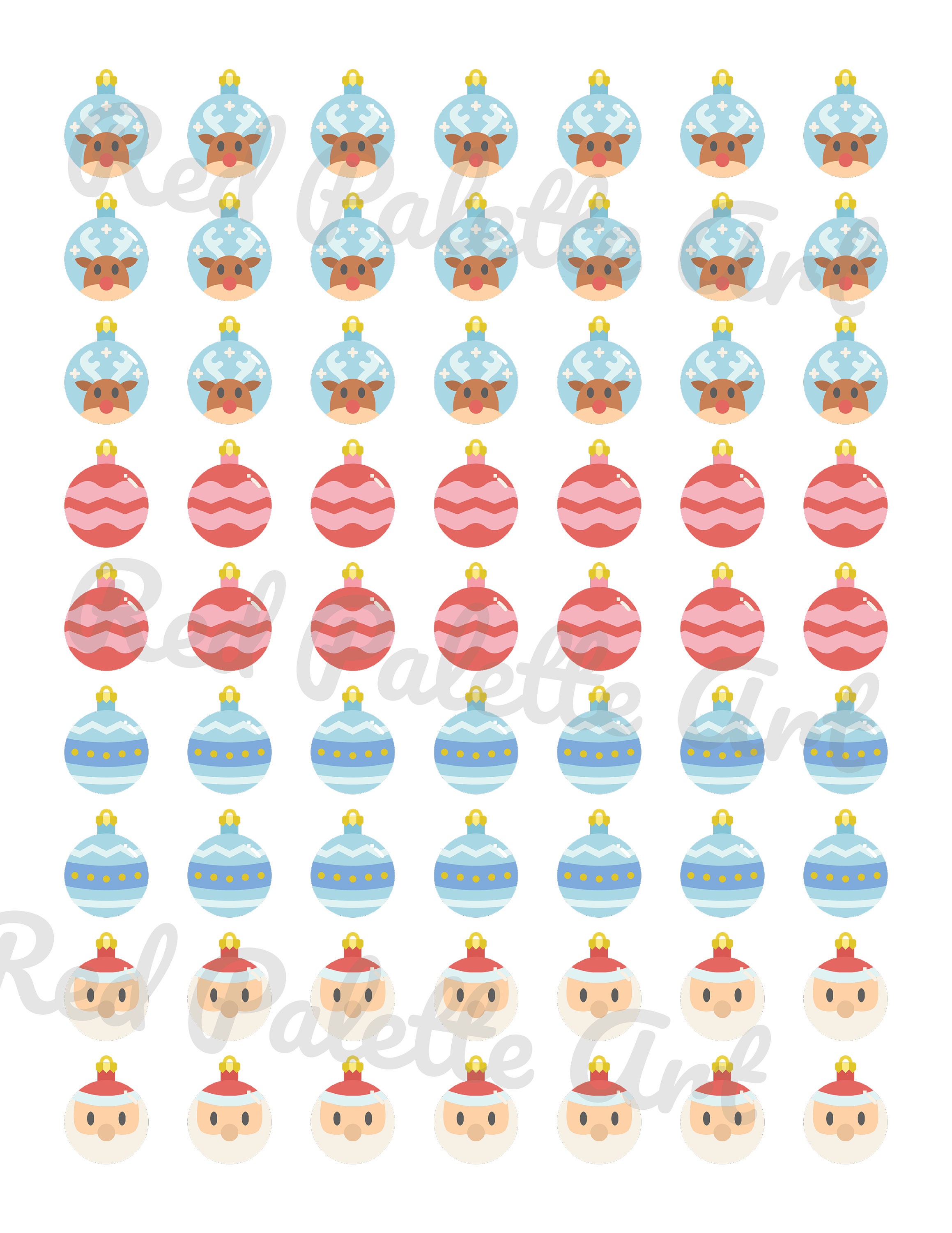 DIGITAL DOWNLOAD 32 Christmas Printable Bingo Cards Includes Calling ...