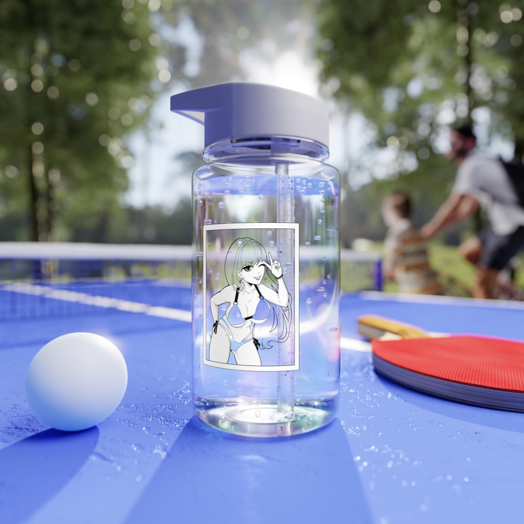 Agoni Vtuber Anime Waifu 2D Goddess Water Bottle - Etsy