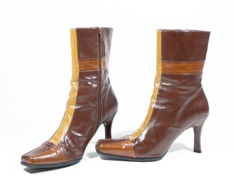 Patchwork Boots | Etsy