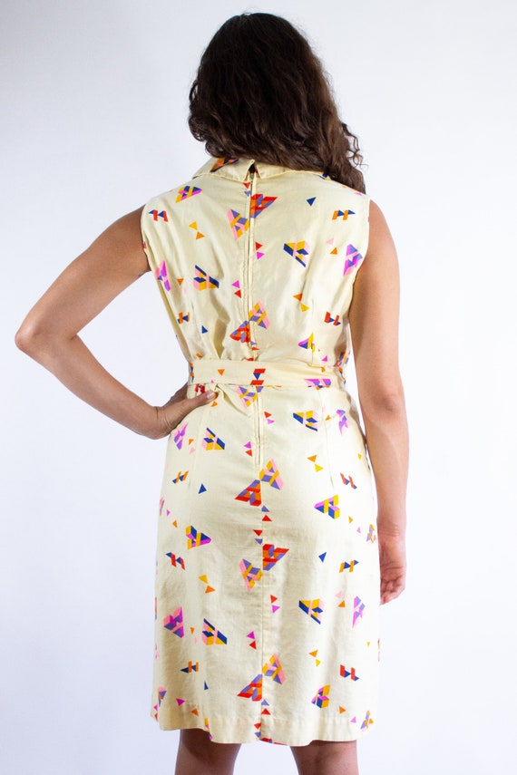 1950's Vintage neon cube graphic dress. - Gem