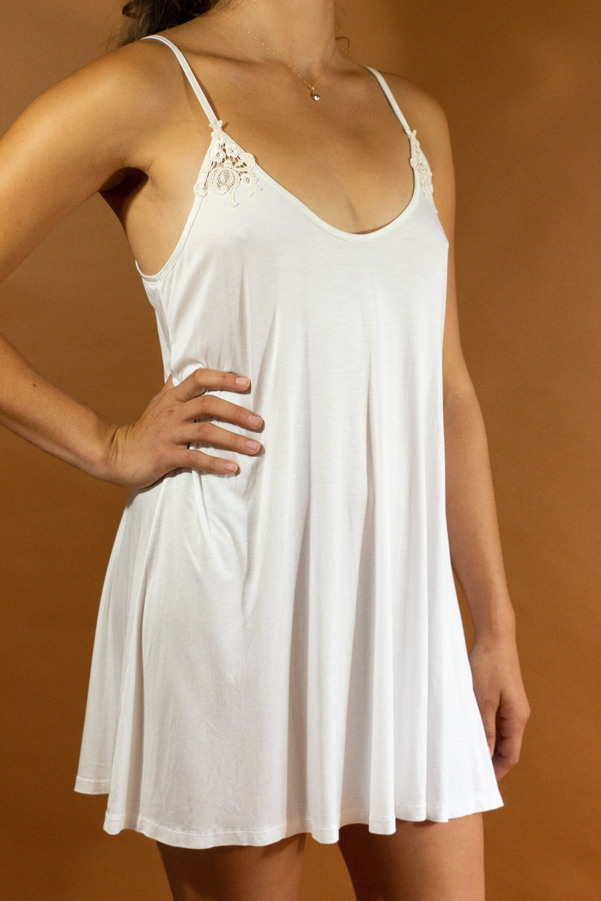 La Perla Soft Slip Dress With Lace Detail and Sheer Back Detail. - Etsy