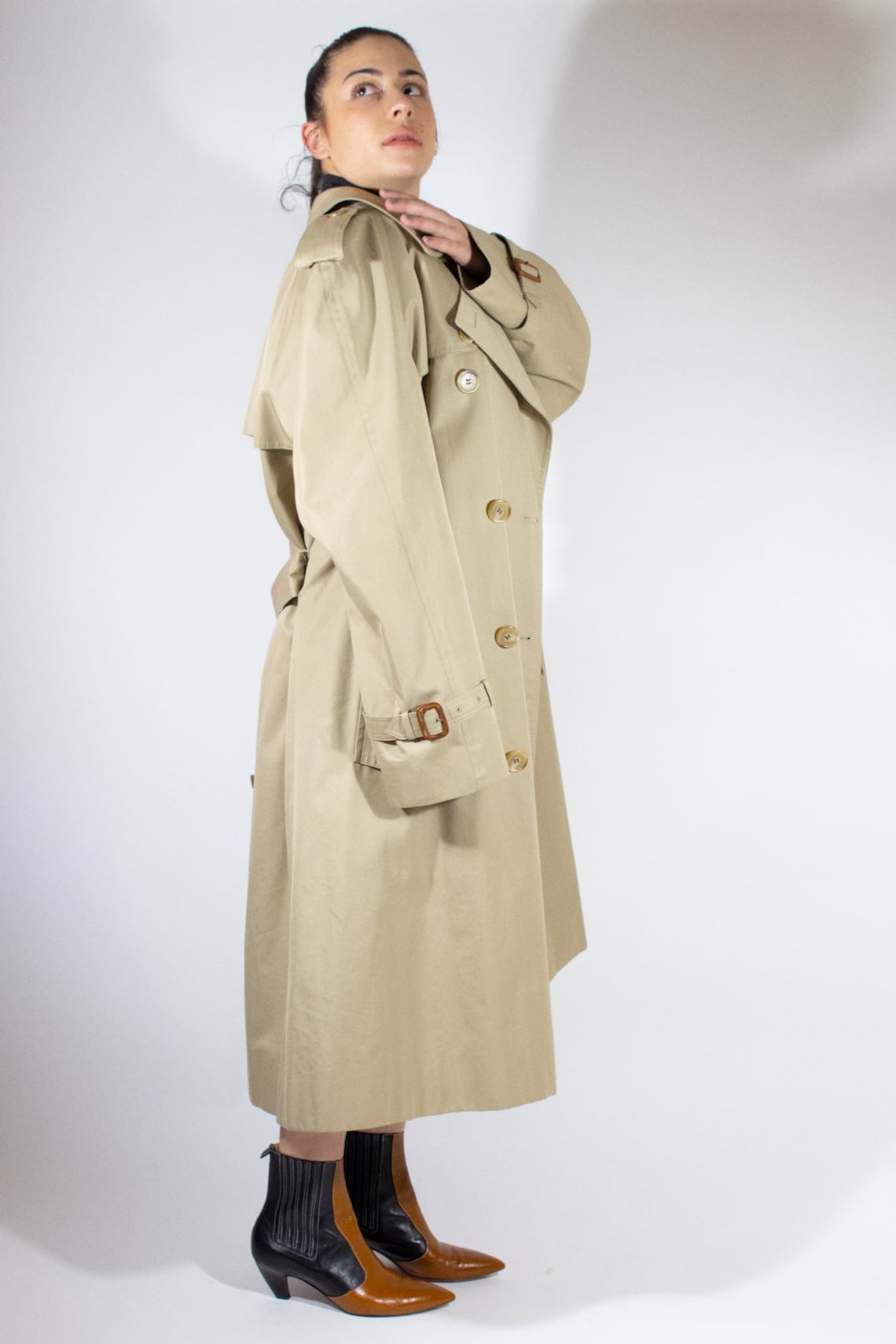 Classic Cotton Trench Coat. Made in Japan. - Etsy
