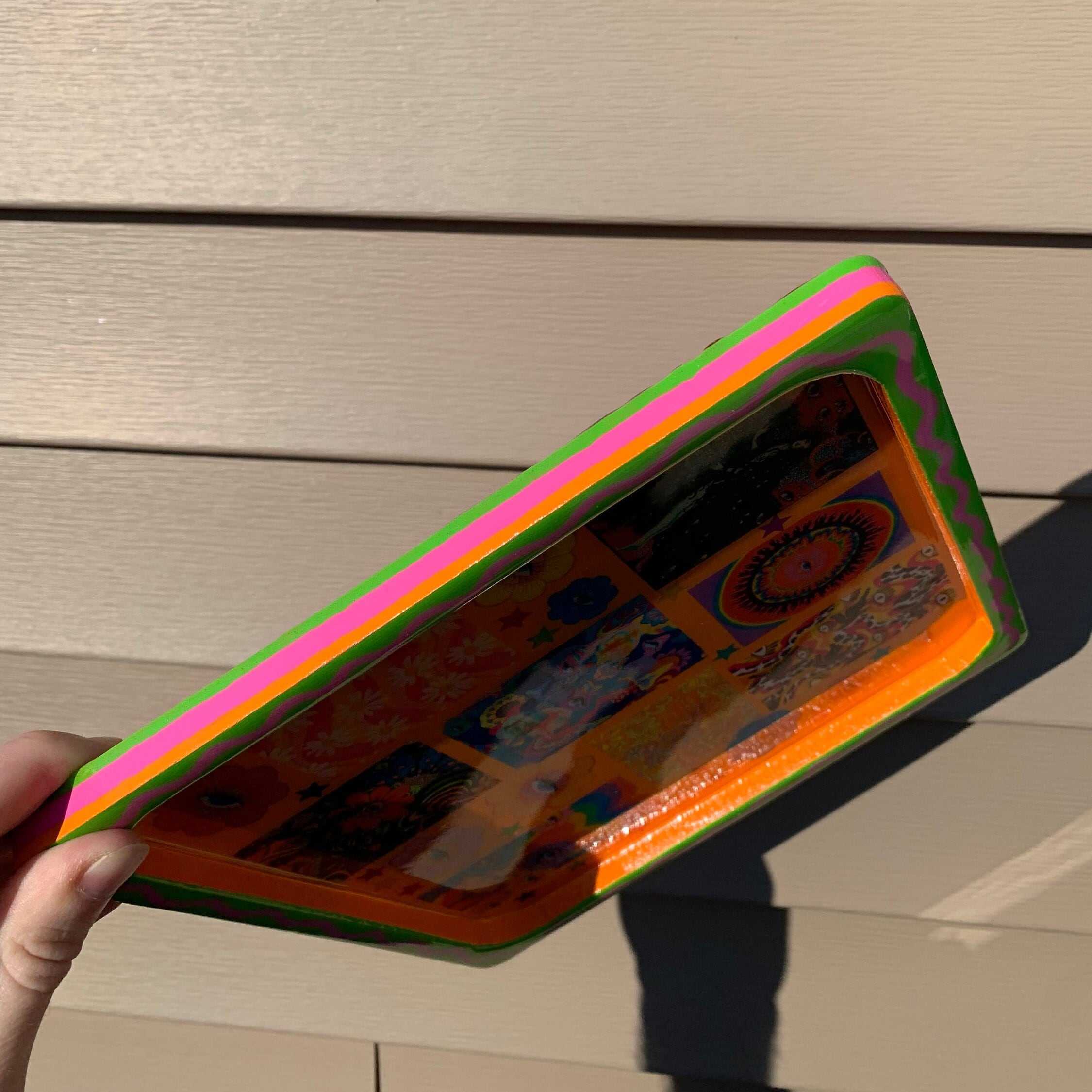 CUSTOM ROLLING TRAY- 8x8” Handmade Tray, One-of-a-kind, Comes With ...