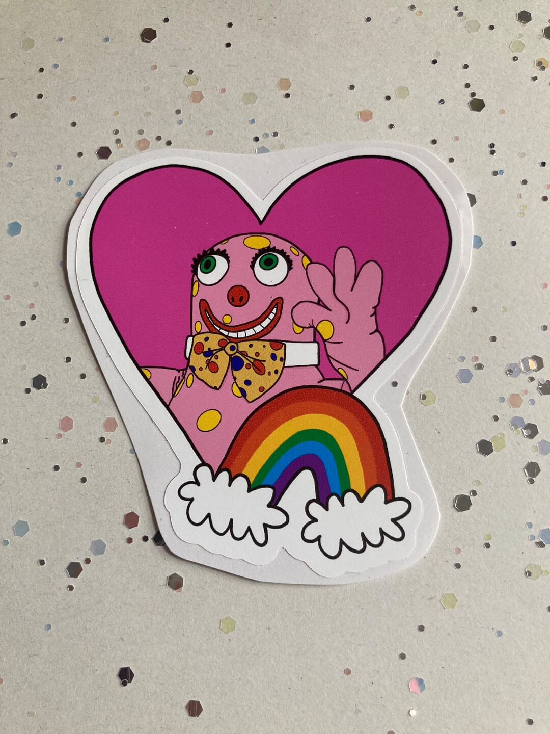 Mr Blobby Sticker! Rainbow Blobby! 90s! 90s Kids! - Etsy